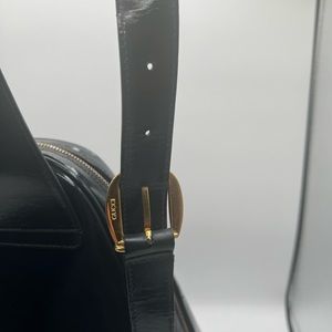 Gucci | Bags | Authentic Gucci Vintage Sling Backpack Dark Navy Blue ...